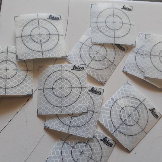 Jual Survey Reflector Sheet / Reflective Tape Target/ Sticker target ...