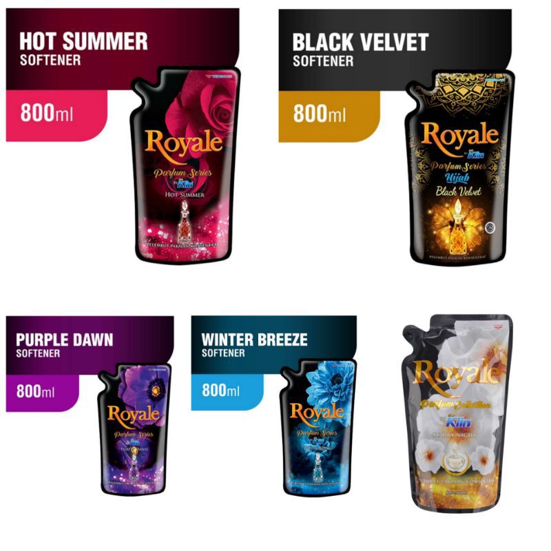 Jual SOKLIN Softener Royale Hot Summer / Black Velvet / Purple Dawn ...