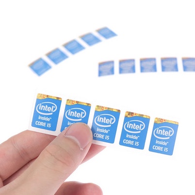 Jual STIKER STICKER LOGO INTEL CORE i3 | INTEL CORE i5 | INTEL CORE i7 ...