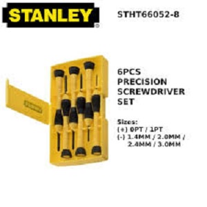 Jual STANLEY STHT66052 - OBENG SET / 6 PCS BI-MAT PRECISION SCREWDRIVER ...