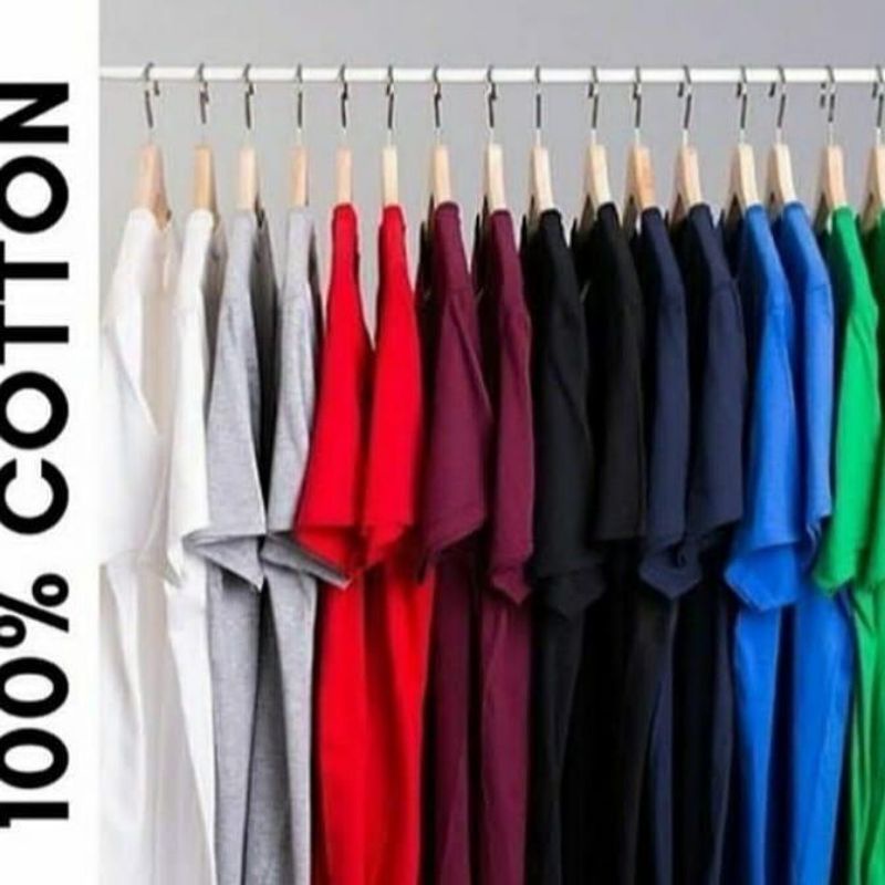 Jual KAOS POLOS UNISEX CEWEK COWOK PRIA WANITA | Shopee Indonesia Jual KAOS POLOS UNISEX CEWEK COWOK PRIA WANITA | Shopee Indonesia