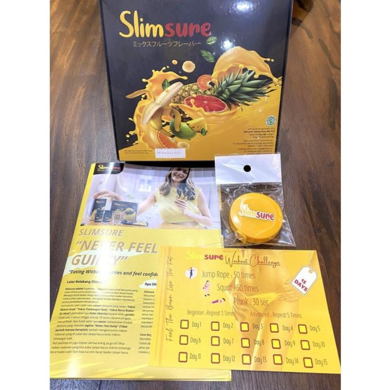 Jual slimsure block fat peluntur lemak 15 sachet 1box | Shopee Indonesia