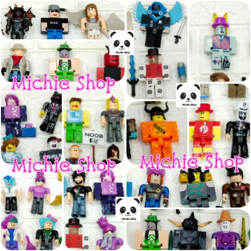 Jual Action Figure Roblox (set 8) Topper kue cake roblox collection ...