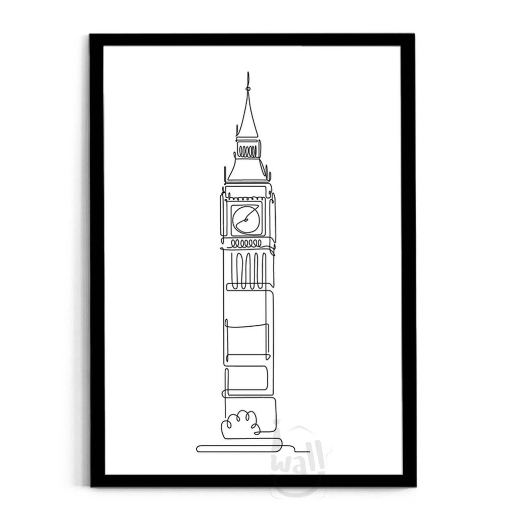 Jual Poster Dinding Dekorasi Wall Poster London Totem Pro Parte ...