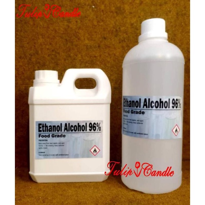 Jual ALKOHOL 96% 1000ML (ETHANOL) , FOOD GRADE | Shopee Indonesia