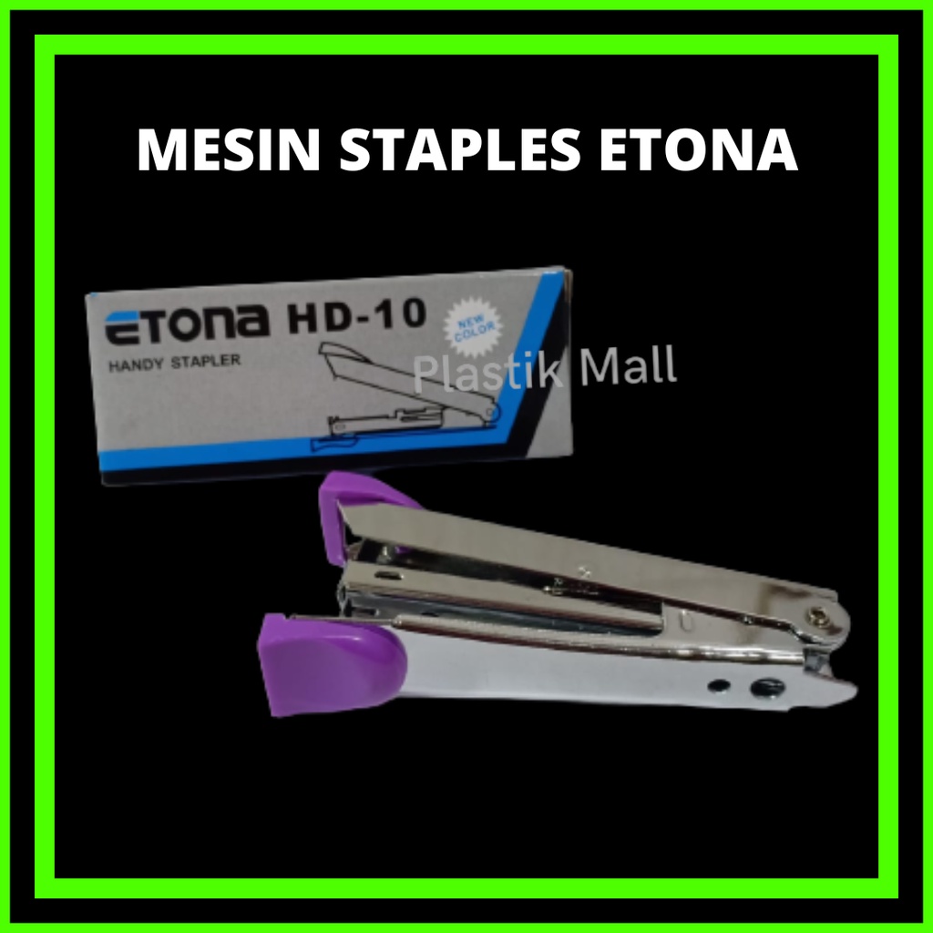 Jual Mesin Staples / Handy Stapler Etona HD-10 / Hekter | Shopee Indonesia