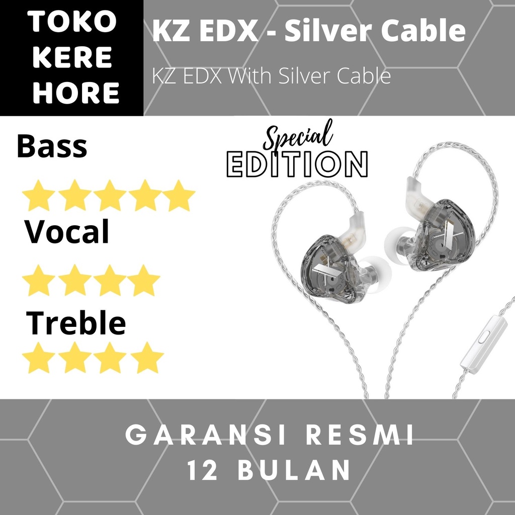Jual Knowledge Zenith KZ EDX Stage Monitoring IEM Single Driver ...