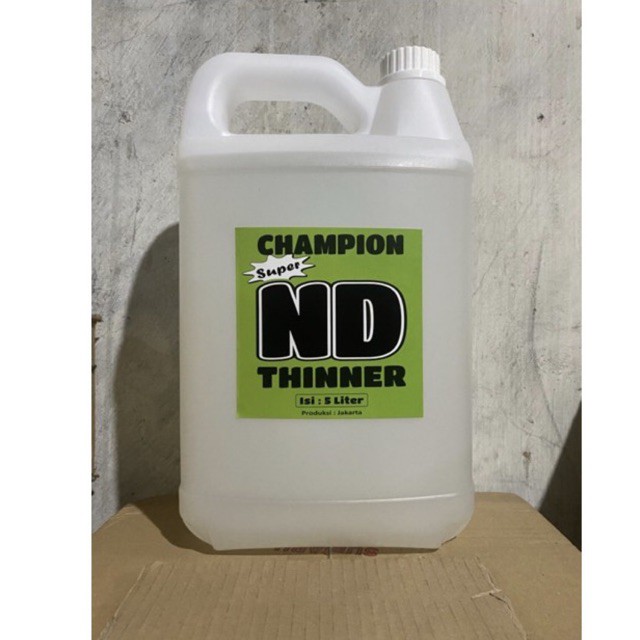 Jual Thinner ND Super Champion 5 liter | Shopee Indonesia