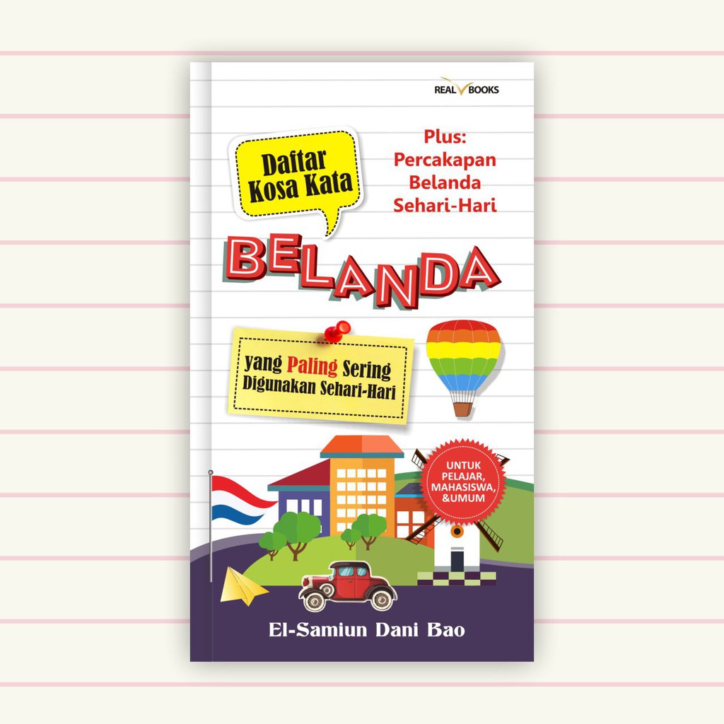 Jual Buku Belajar Bahasa Belanda - Daftar Kosa Kata Belanda - Buku Saku Terlengkap Terbaik ...