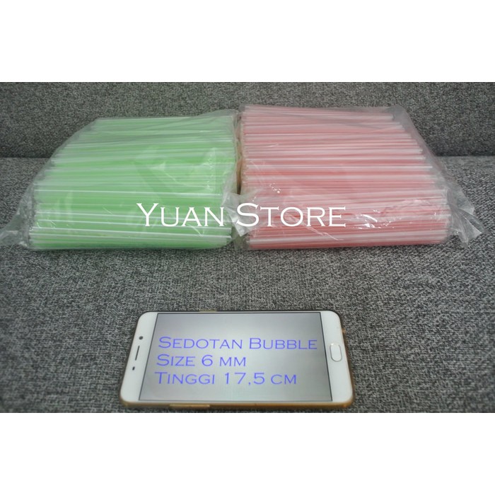 Jual Sedotan Bubble 6 mm | Sedotan Bubble Tea | Sedotan Tebal | Cup ...