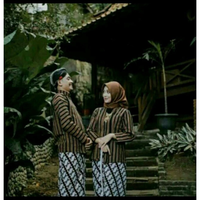 Jual kebaya wanita BAJU ADAT JAWA SOLO JOGJA KEBAYA BLANKON HEM KEMEJA ...