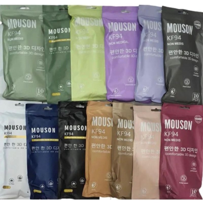 Jual Masker kf94 mouson isi 10 pcs | Shopee Indonesia
