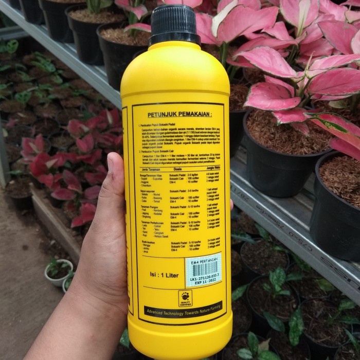 Jual GP Pupuk Cair EM 4 Pertanian Mikro Organisme (1 Liter) | Shopee ...