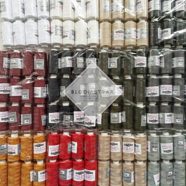 Jual Benang Jahit Rope Brand 500yard 40/2 Benang Tambang 500 y benang ...