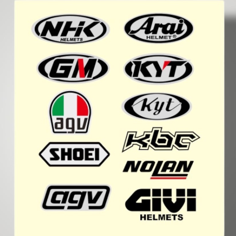 Jual Sticker cutting "merk helm". | Shopee Indonesia
