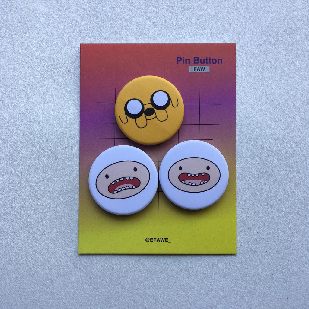 Jual Adventure Time Pin Button 32 (SEPAKET) | Shopee Indonesia