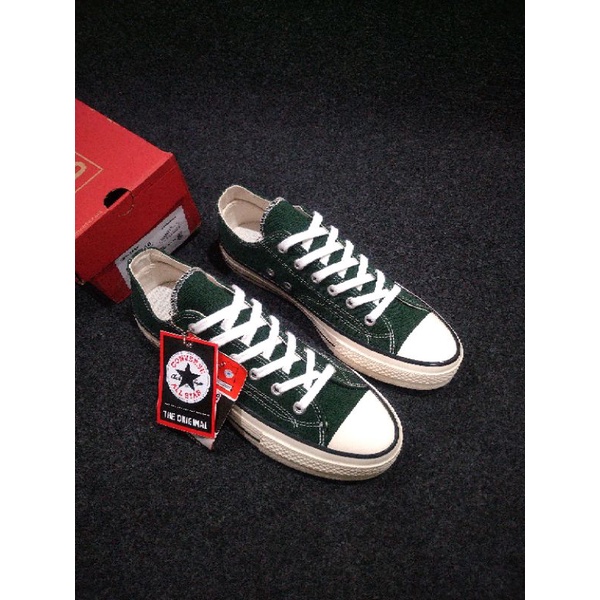 Jual CONVERSE CHUCK TAYLOR ALL STAR LOW PREMIUM OLIVE. Shopee Indonesia