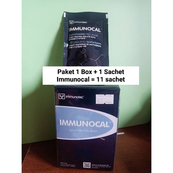 Jual Immunocal New Packaging 1 Box isi 10 sachet Free 1 sachet | Shopee Indonesia