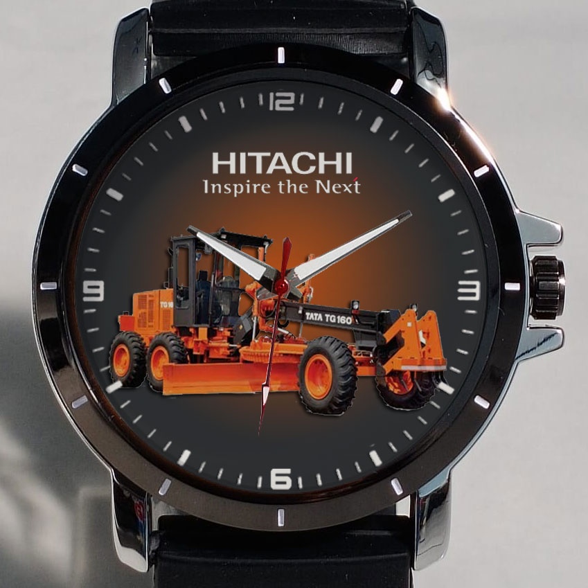 Jual Jam Tangan Pria Hitachi Motor grader / Jam Tangan Custom Hitachi ...