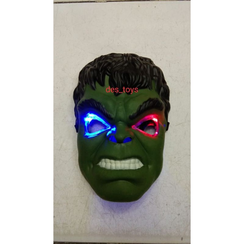 Jual topeng karakter/topeng Ironman/Hulk/Spiderman/topeng avenger ...