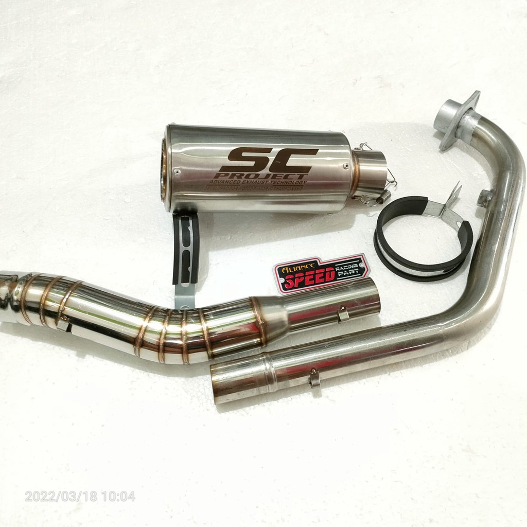 Jual Knalpot SC Project R15 V3 V2 VIXION CBR 150R SONIC GSX CB150R MX ...
