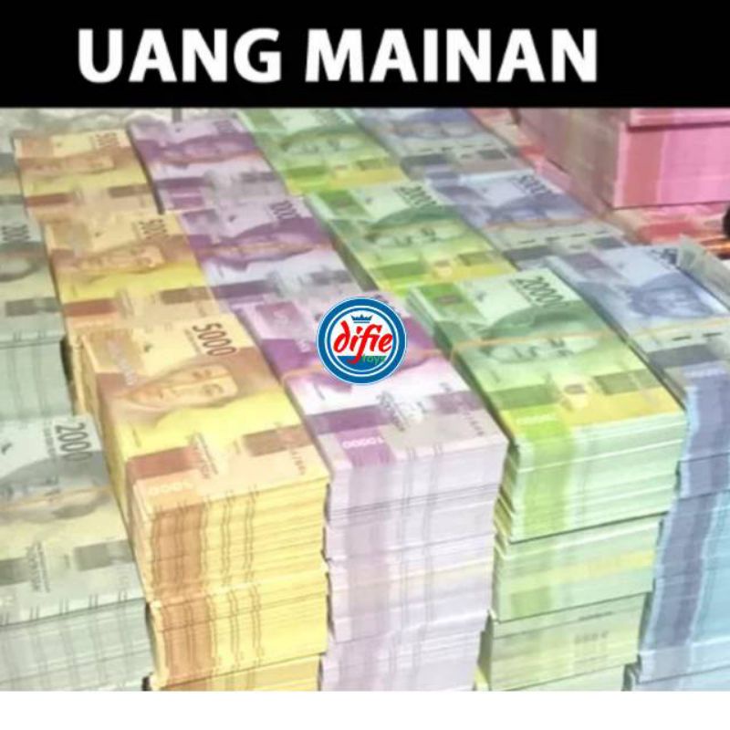 Jual Uang mainan monopoli asli isi sekita 1000 lembar campur duit ...