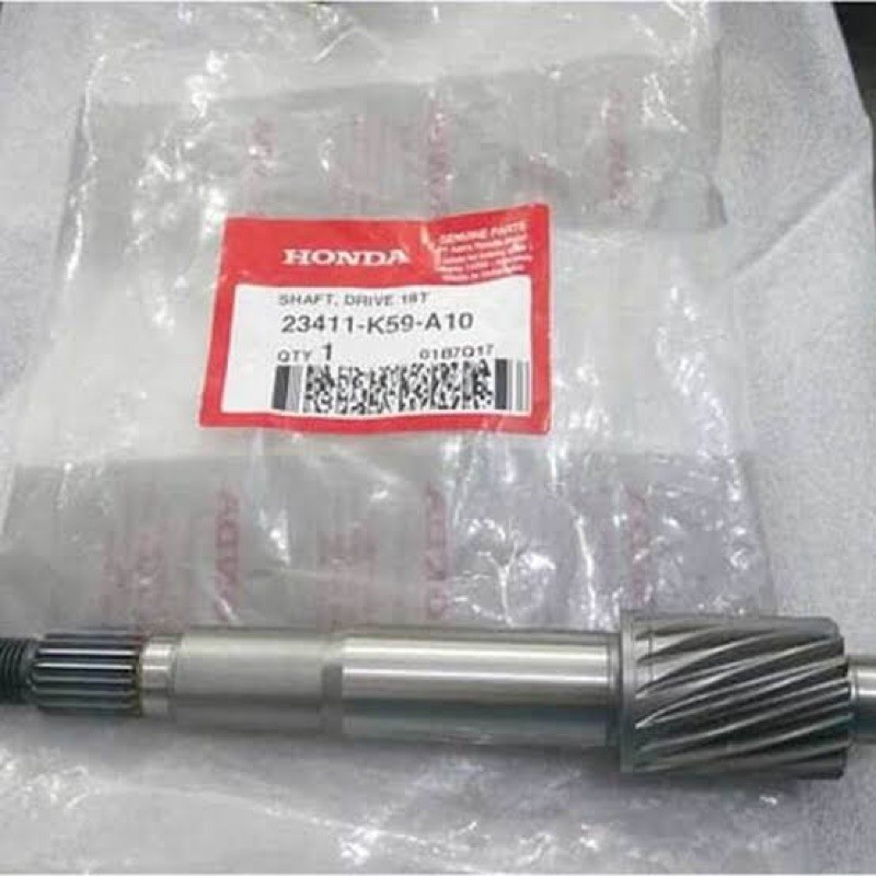 Jual Drive shaft 18T K59 As pully CVT Vario 150 LED ESP Original AHM | Shopee Indonesia