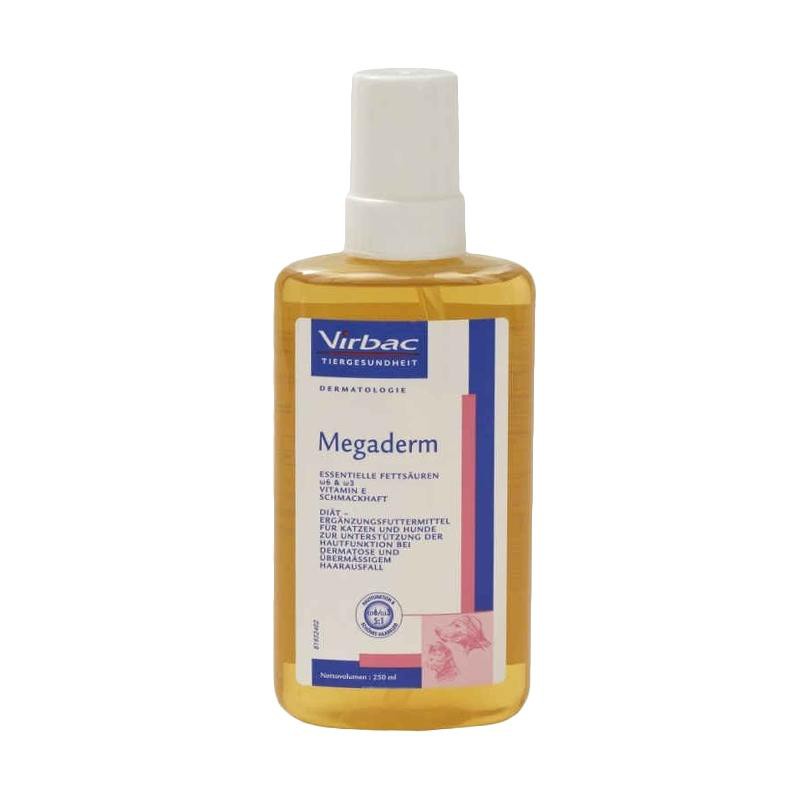 Jual MEGADERM Virbac Vitamin Bulu Hewan Anjing & Kucing 250 mL BOTOL ...