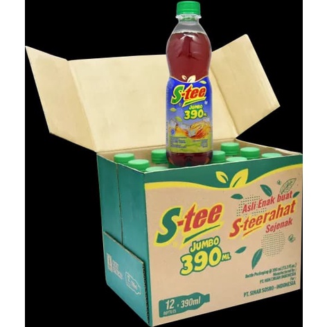 Jual S-TEE BOTOL 390 ML 1 DUS 12 PCS | Shopee Indonesia