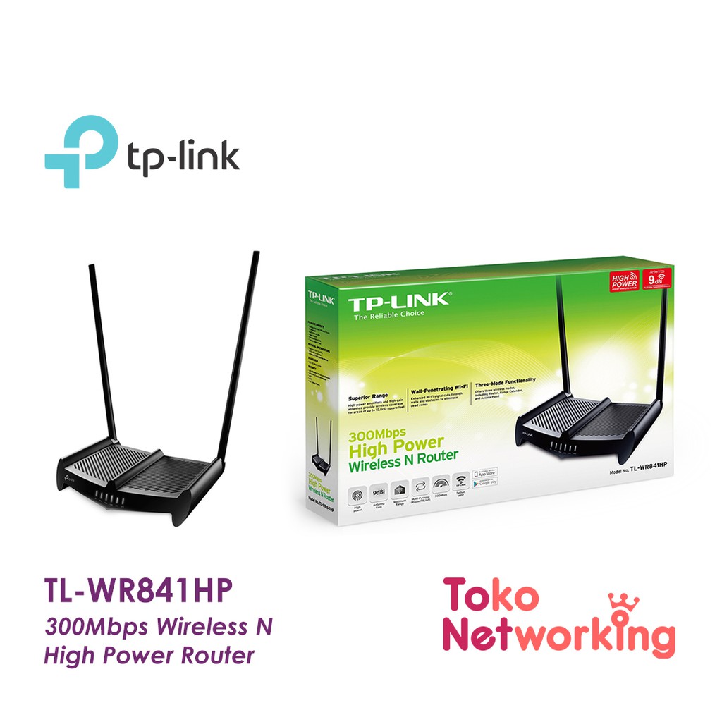 Jual TP-LINK TL-WR841HP: 300Mbps High Power Wireless N Router tplink ...