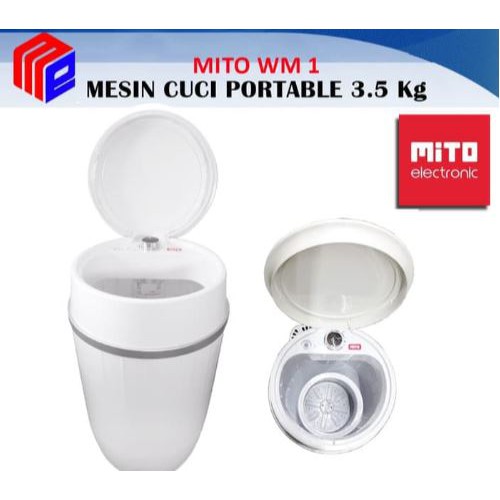Jual Mesin cuci portable Mito WM1 - Mesin Cuci Mini Portable 3,5 KG ...