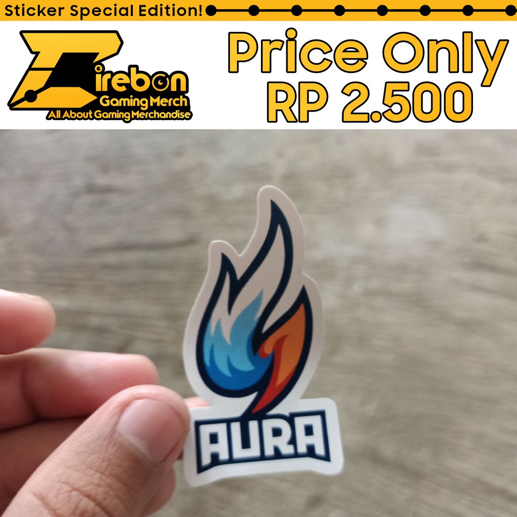 Jual Sticker Stiker Aura E-Sports Tail | Shopee Indonesia