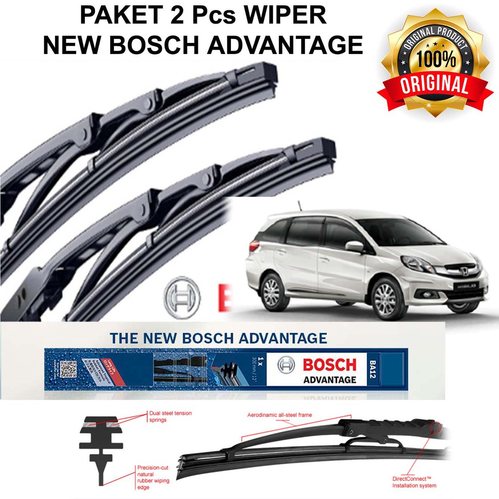 Jual WIPER MOBIL MOBILIO ADVANTAGE 2pcs (kn - kr) | Shopee Indonesia