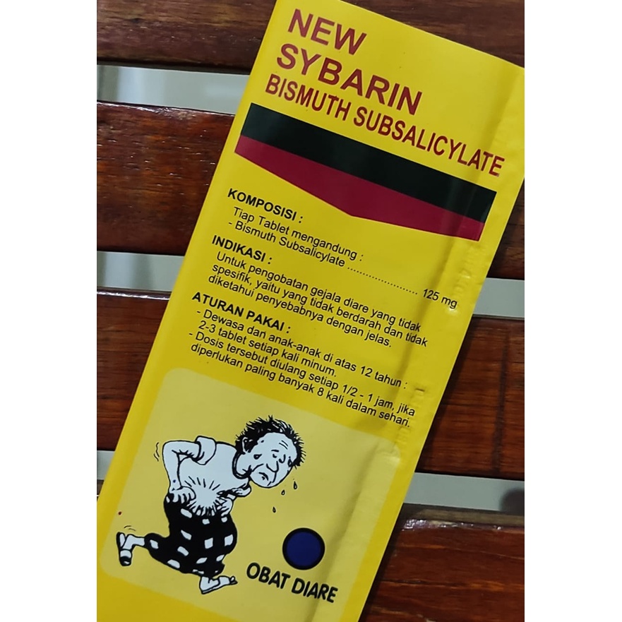 Jual Sybarin 10 Tablet / Obat Diare / Mengurangi Frekuensi Buang Air ...