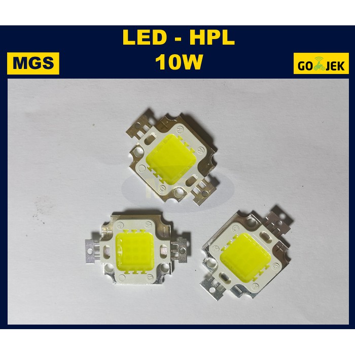 Jual 50PCS LED HPL 10W + Pendingin 10 Watt Putih | Shopee Indonesia