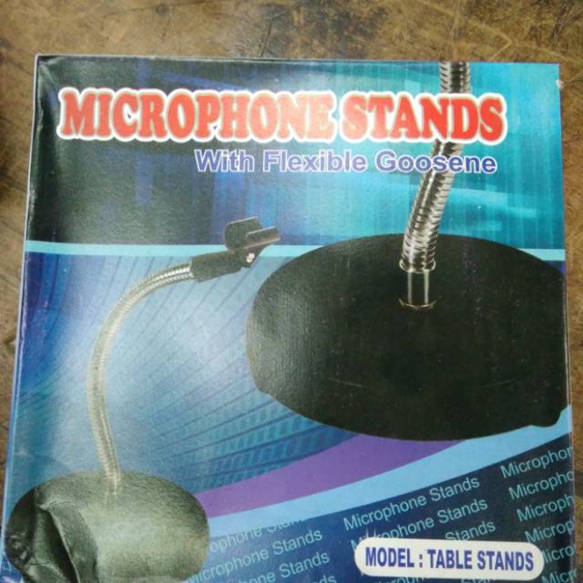 Jual TIANG MIC MEJA MICROPHONE STAND TABLE STANDS FLEXIBLE GOOSENE ...