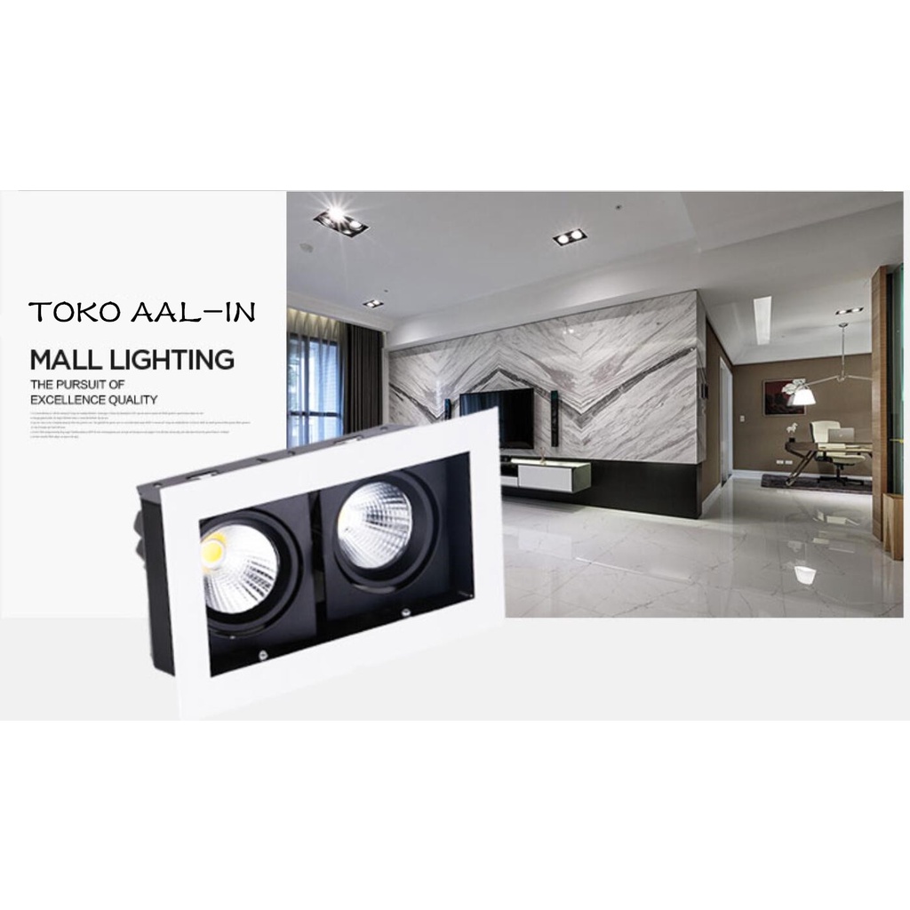 Jual Downlight Inbow kotak/ Down light kotak/ Lampu downlight LED/MR16 ...