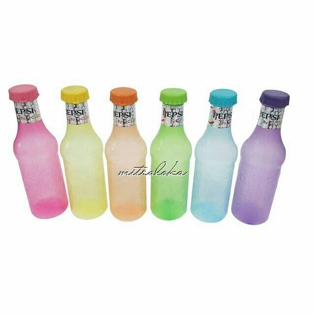 Jual Mitra Loka Botol Pepsi 720ml Set 6Pieces Fullcolour / Botol Minum ...