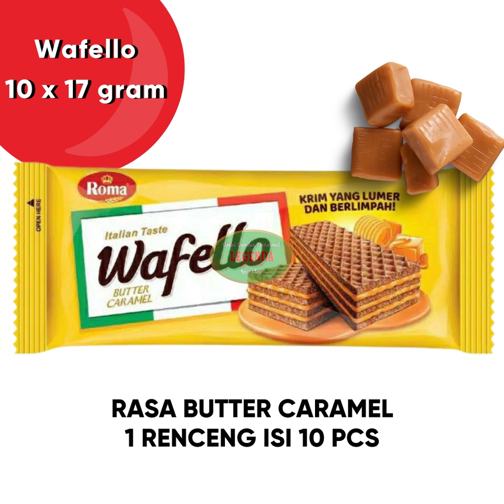 Jual Roma Wafello Butter Caramel 130gr | Shopee Indonesia