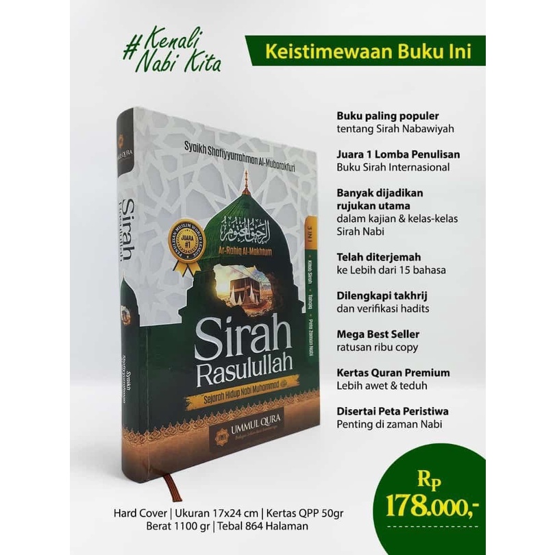 Jual Sirah Rasulullah : Perjalanan Hidup Nabi Muhammad | Shopee Indonesia
