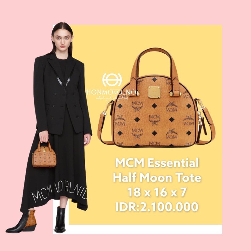 Jual mcm essential half moon | Shopee Indonesia