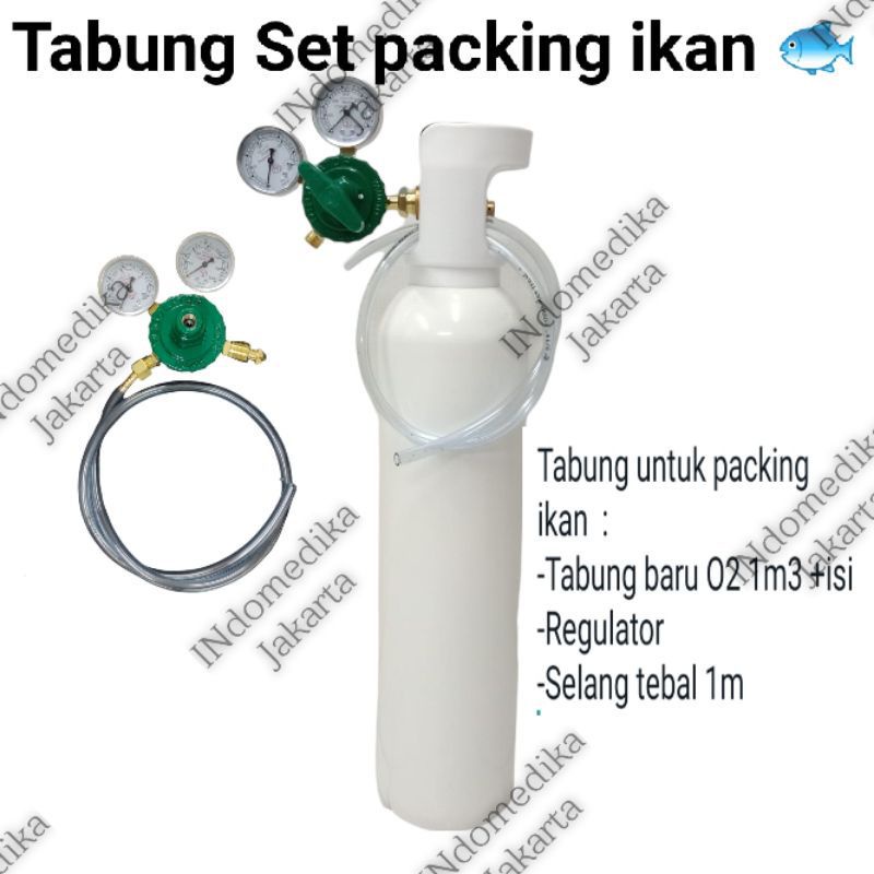 Jual Tabung oksigen set Packing Ikan / Bisa untuk las | Shopee Indonesia