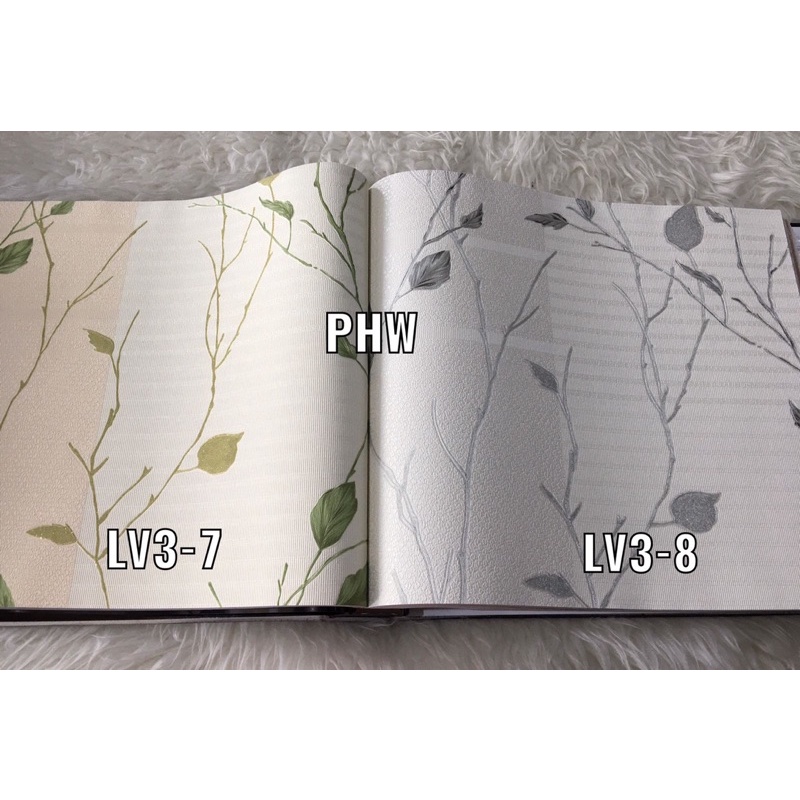 Jual Wallpaper Dinding Pohon Ranting Putih Coklat Cream Coklat ...