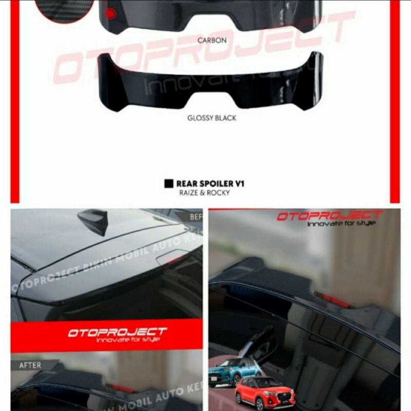 Jual spoiler toyota raize | Shopee Indonesia