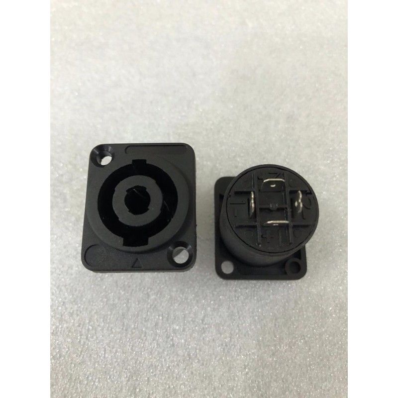 Jual Socket Jack spikon speakon spicon hitam bahan PVC | Shopee Indonesia