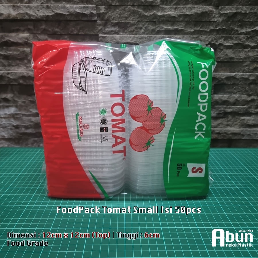 Jual FoodPack S Cap Tomat @50pcs | Shopee Indonesia