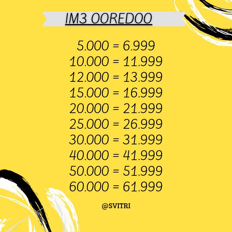 Jual PULSA IM3 OOREDOO MURAH | Shopee Indonesia