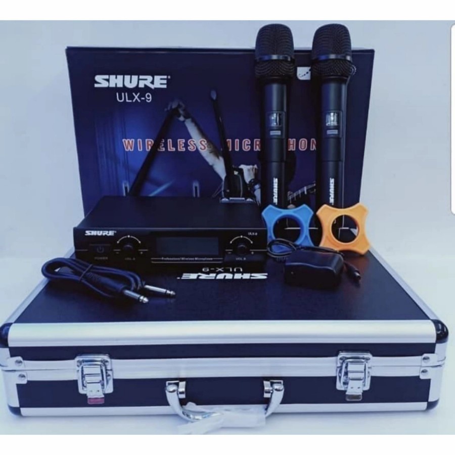 Jual MIC WIRELESS SHURE SEMI ORIGINAL ULX9 free koperr | Shopee Indonesia