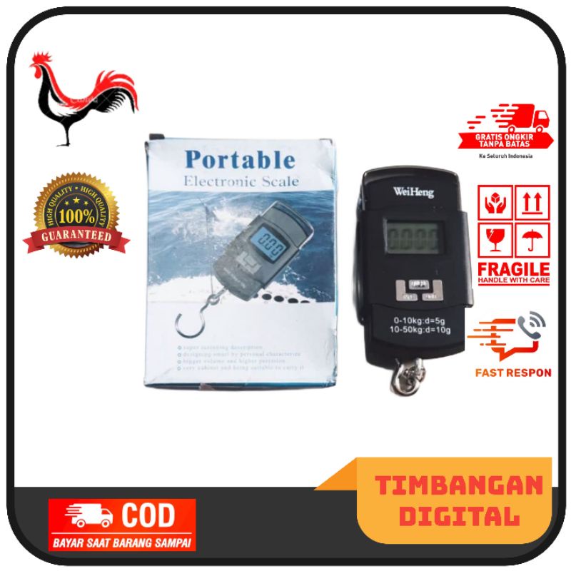 Jual TIMBANGAN GANTUNG DIGITAL PORTABEL 50 KG | Shopee Indonesia