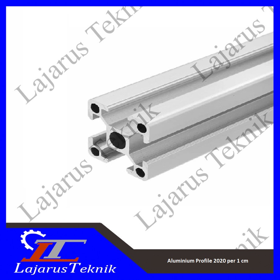 Jual Aluminium/Alumunium Profile 20X20 T-Slot Silver harga per 1 CM | Shopee Indonesia